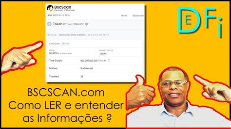 como ler e entender as informaÇÕes sobre meu token defi na blockchain