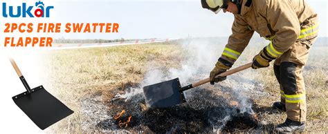 Lukar 2 Pcs Fire Swatter Fire Flapper With Handle Fire
