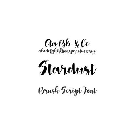 Stardust Brush Script Font384085