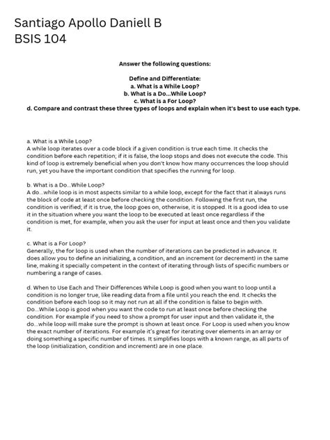 A What Is A While Loop A While Loop Iterates Over A Code Block If A