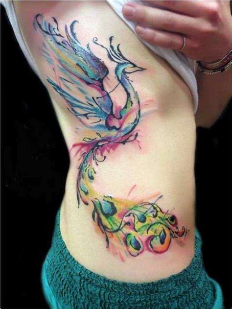 Peacock Phoenix Tattoos Peacock Feather Tattoo For Girls And Women By
