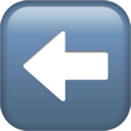 Left Arrow Emoji U B U FE F