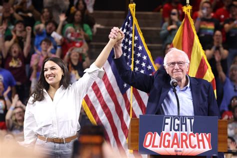 Bernie Sanders Alexandria Ocasio Cortez Rally Arizonans In Tempe For