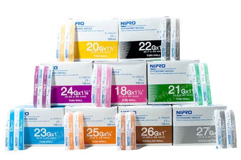 NIPRO เขมฉดยา ขนาด 22G x 1 นว กลอง