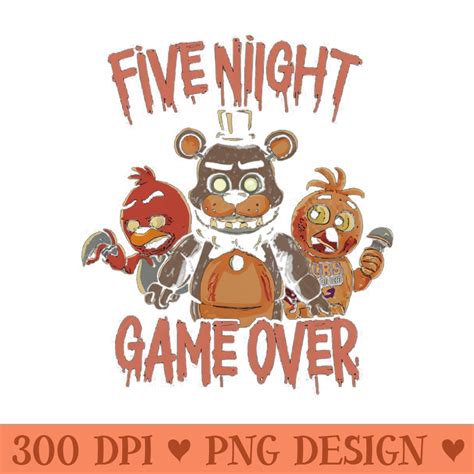 Five Nights At Freddys Game Over Png Graphics Download Inspire Uplift