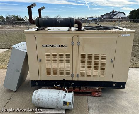 Generac Generator In Moore Ok Item Ej0206 For Sale Purple Wave