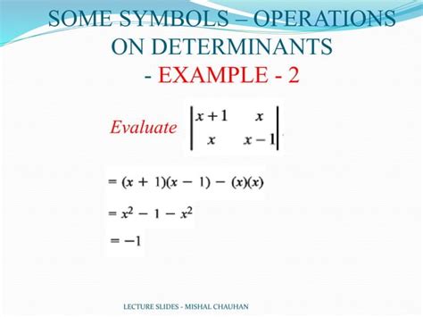 Determinants Class Xii Module 1 Pdf Physics Science