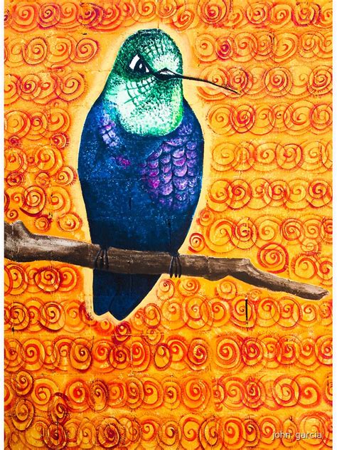 Aztec Hummingbird Art Print By Artnculture Redbubble