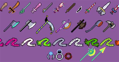 Pixelart Deltarune Pixel Art Deltarune Weapons Pixiv