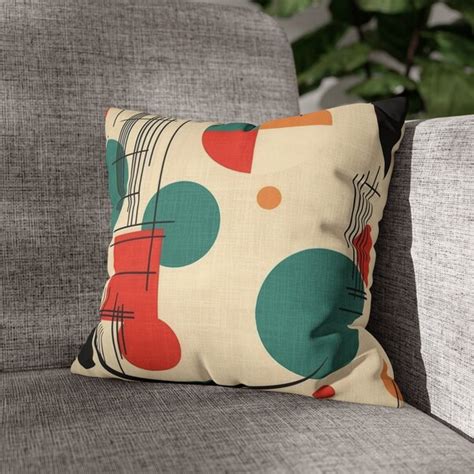 Mid Century Modern Pillow Covers Etsy