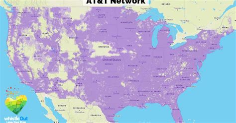Atandt Coverage Map How It Compares Whistleout