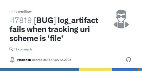 Bug Logartifact Fails When Tracking Uri Scheme Is File · Issue