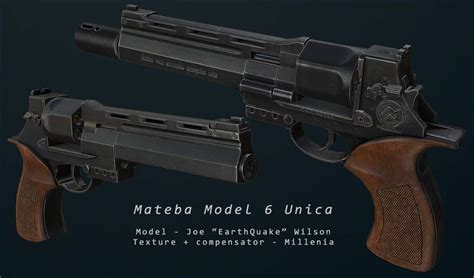Mateba Model 6 Unica револьвер характеристики фото ттх