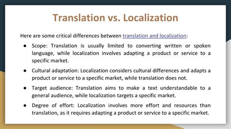 Ppt Translation And Localization Whats The Difference Powerpoint