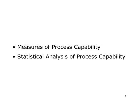 Process Capability Analysis Ppt Download