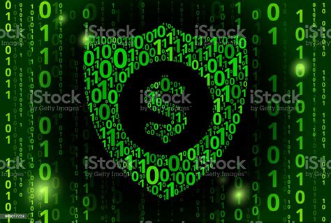 Money Security Binary Code Vector Pattern Background Stock Illustration
