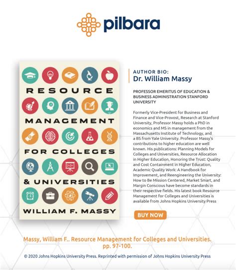 Dr William F Massy Resource Management For Colleges And Universities