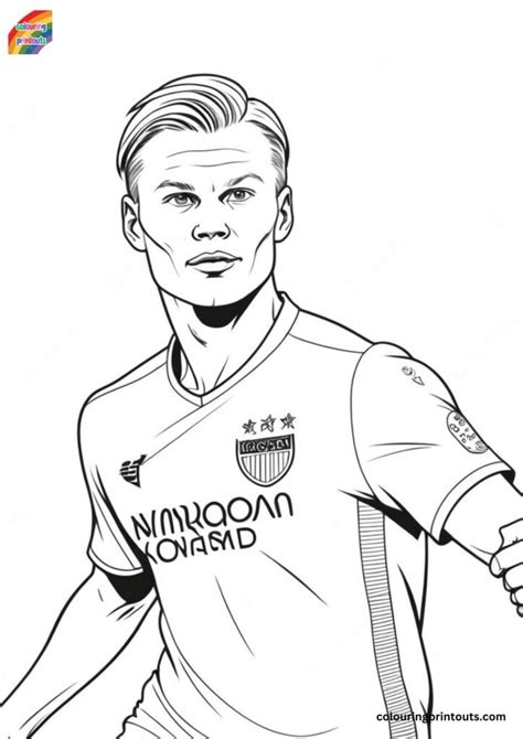 Haaland Coloring Pages
