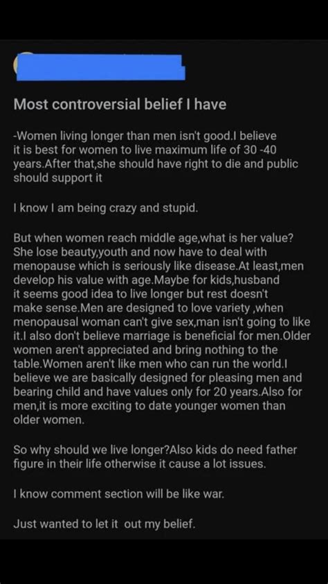 Menopause Happens At 30 And Afterwards Women Can Never Have Sex Again