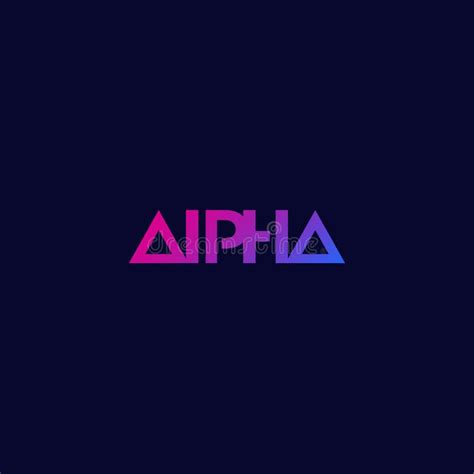 Alpha Logo Design Stock Illustrations 2344 Alpha Logo Design Stock