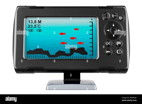 Fish Finder Portable Fish Scanner With Lcd Screen 3d Rendering Fish Finder Portable Fish Scanner With Lcd Screen 3d Rendering