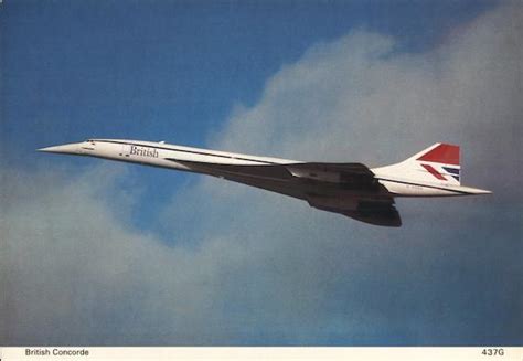 British Concorde British Aircraft Corporation Large Format Postcard