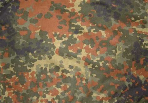 German Flecktarn Camouflage Fabric