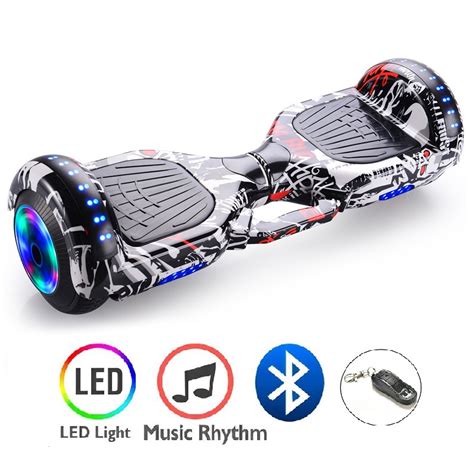 T6 Classic Street Hoverboard Music Remote And Led Light
