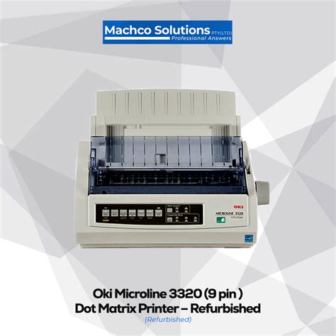 Oki Microline 3320 9 Pin Dot Matrix Printer Refurbished Machco Solutions