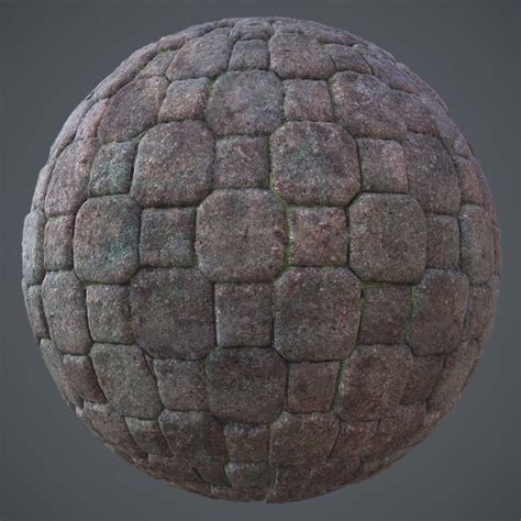 Octogon Stone Cobble Pbr Material Texture Download Physically Based