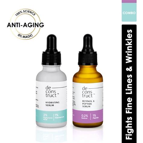 Buy Deconstruct Anti Aging Duo Hydrating Serum Retinol And Peptide