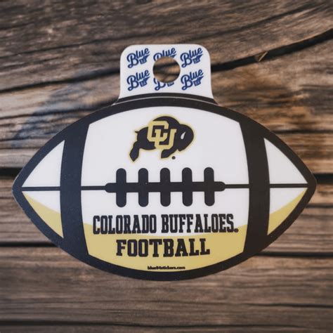 Cu Boulder Football Sticker The Boulder Store