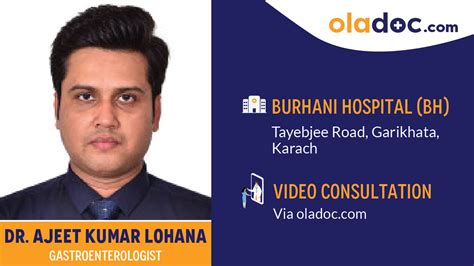 Dr Ajeet Kumar Lohana Gastroenterologist At Dr Ak Lohana Clinics