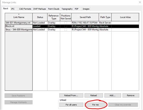 Solved Disable Showing Linked Models By Default Autodesk Community