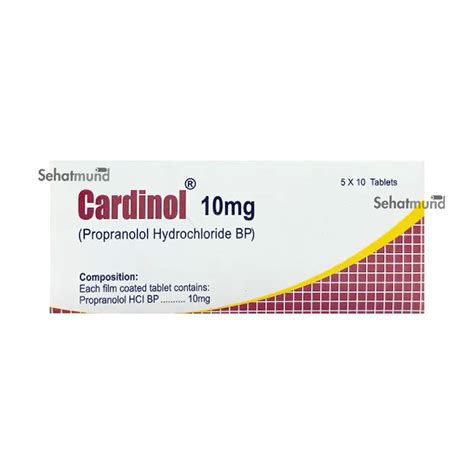 Cardinol Tablets 10mg Sehatmund Online Medicine