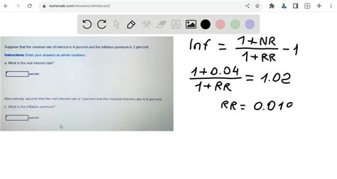 Solved Ceteris Paribus If The Real Interest Rate Is Percent And The