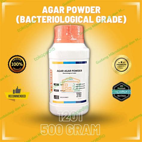 Jual Agar Powder Bacto Grade 500 Gram Shopee Indonesia