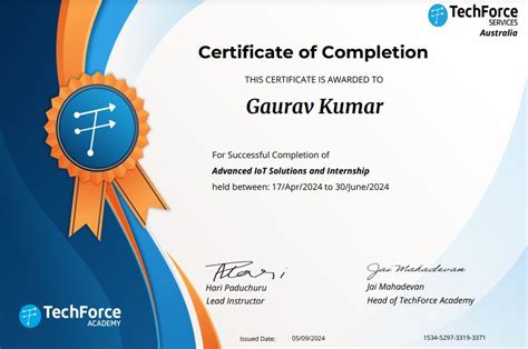 Iot Techforceacademy Smartirrigation Continuouslearning Gaurav Kumar