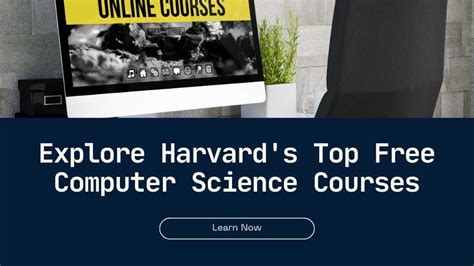 Top Free Computer Science Courses At Harvard University Online Courses