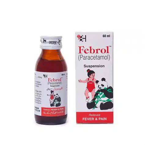 Febrol 60ml Suspension 120mg5ml Medlife Your Trusted Online
