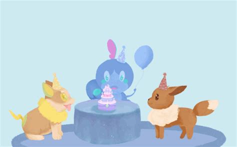 Pokemon Happy Birthday Eevee