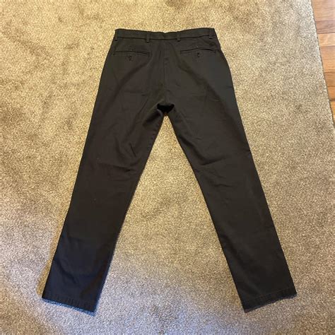 Mens Black Dockers Slim Fit Dress Pants Waist Depop