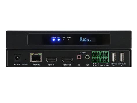 Av Over Ip Receiver It Can Work With An Hdip120e Transmitter Tx For