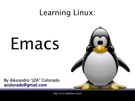 Learn Linux Emacs Ppt