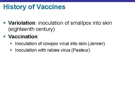 History Of Vaccines Variolation Inoculation Of Smallpox Into