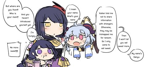 Ganyu Raiden Shogun And Kujou Sara Genshin Impact Drawn By Sesield Danbooru