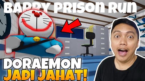 Doraemon Jadi Polisi Jahat Roblox Doraemon Barry Prison Run Youtube