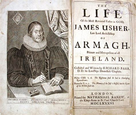 James Ussher 4004 Bc Bible Timeline Chart