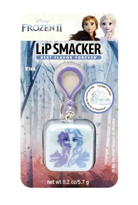 Disney Frozen 2 Elsa Lip Smacker Cube Lip Balm Keychain Clip In My Else