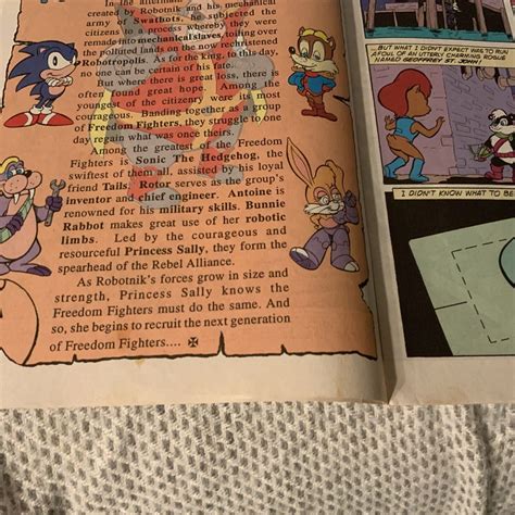 Sonic Hedgehog Princess Sally Comic Book April 1995 No 1 Archie